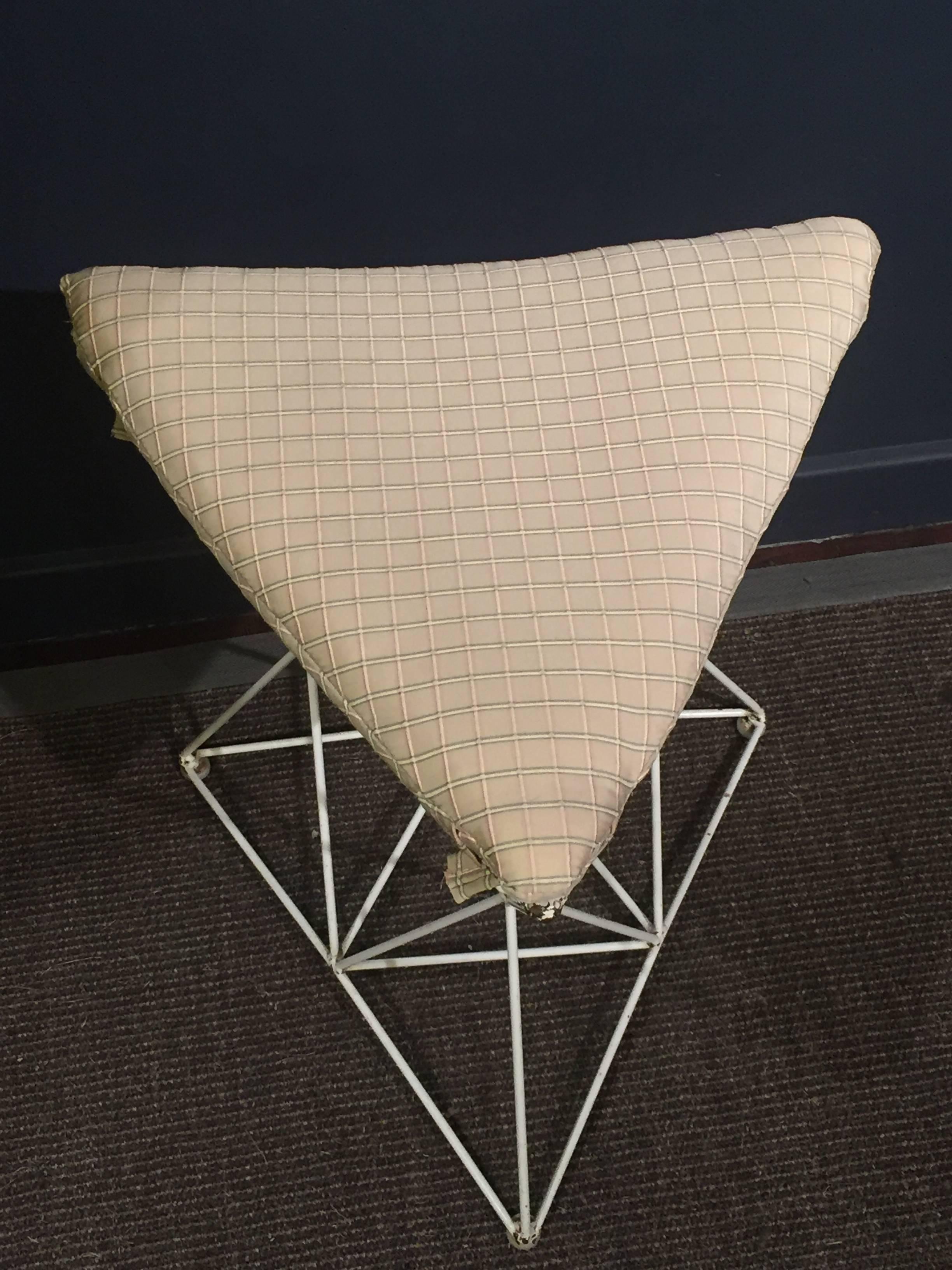Triangular Origami Stool at 1stDibs