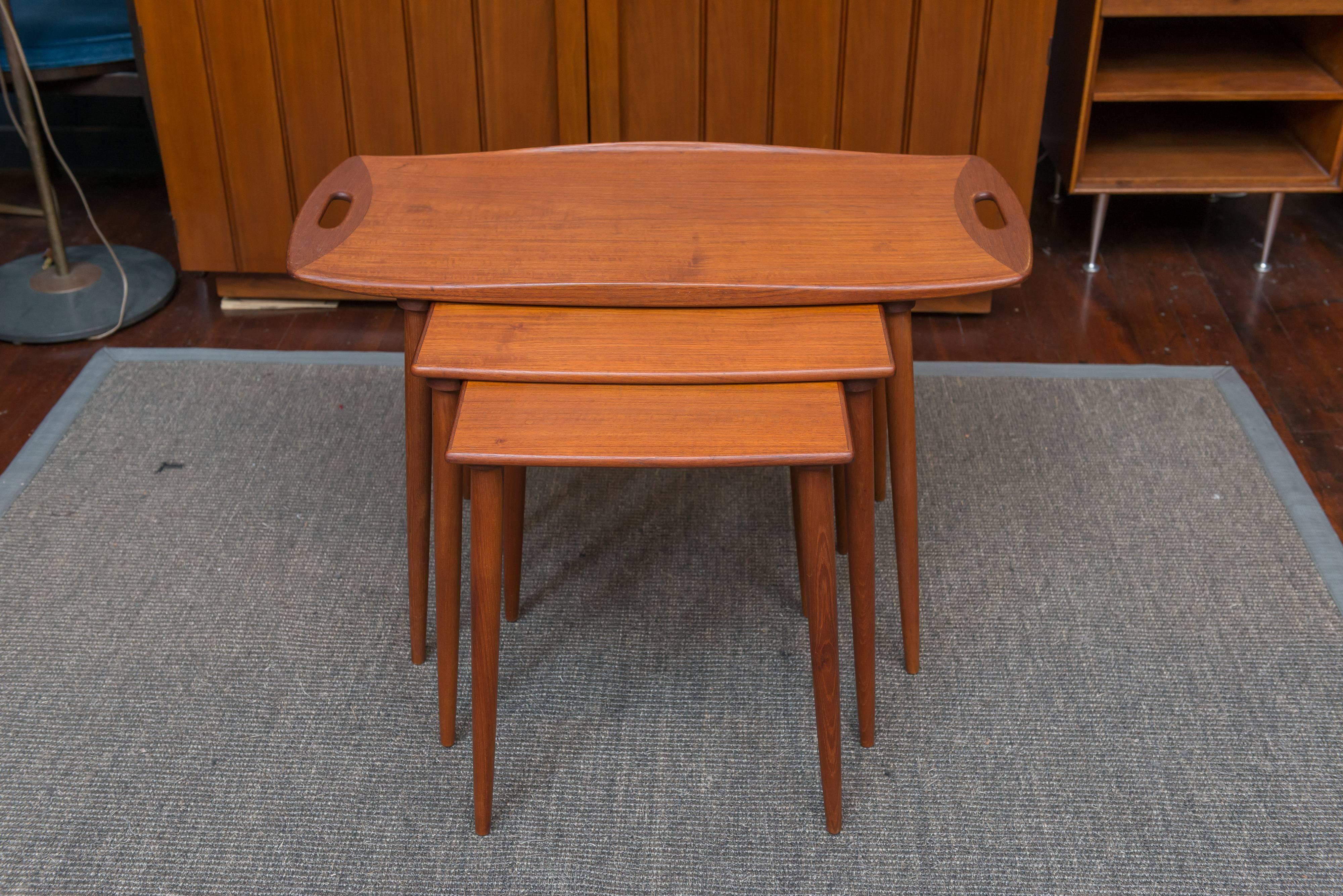 Jens Quistgaard Nesting Tables at 1stDibs | jens quistgaard table