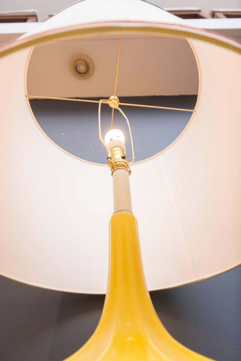 Mid-Century Yellow Lamps at 1stDibs
