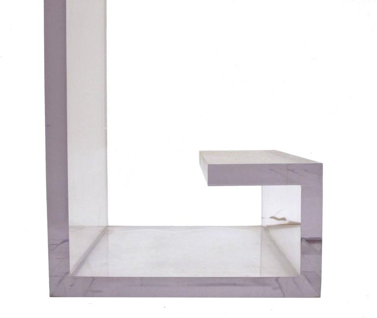 Mid-20th Century Lucite Console Table at 1stDibs