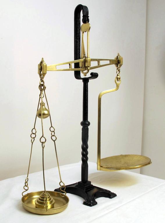 18th Century Brass Balance Scale at 1stDibs