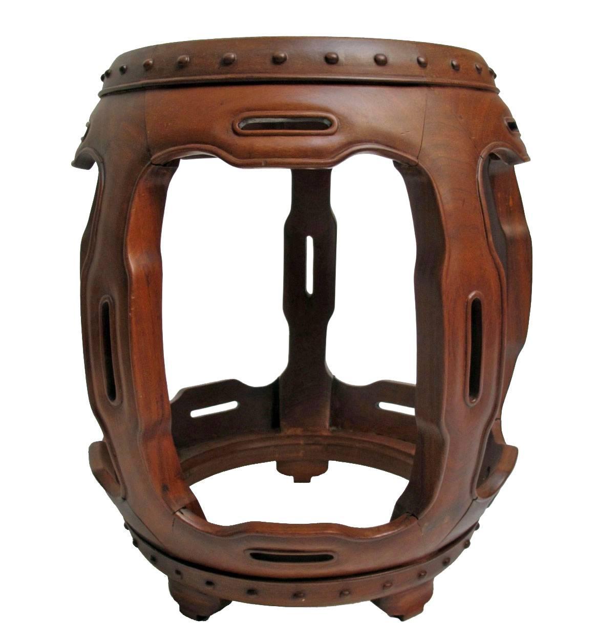 Chinese Teak Wood Stools at 1stDibs | chinese stools wood, chinese teak ...