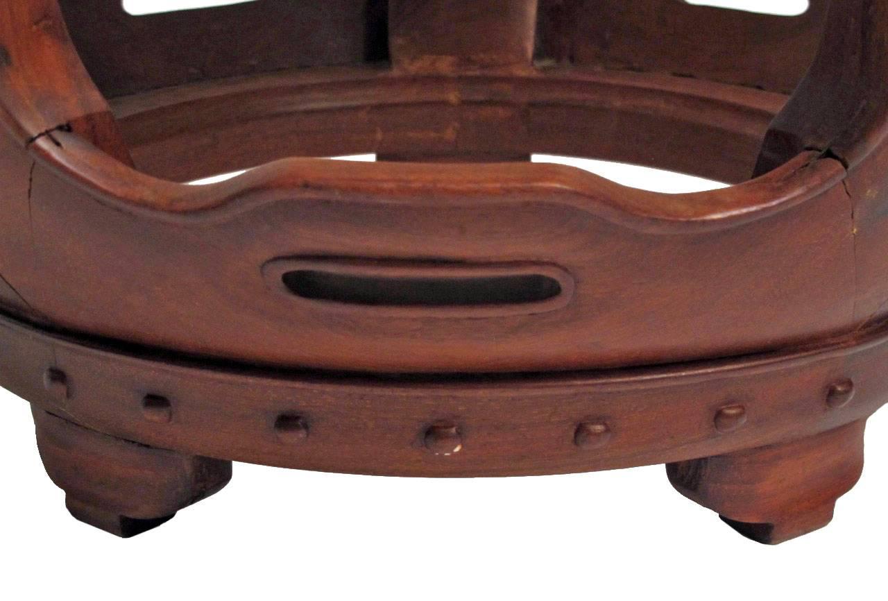 Chinese Teak Wood Stools at 1stDibs | chinese stools wood, chinese teak ...