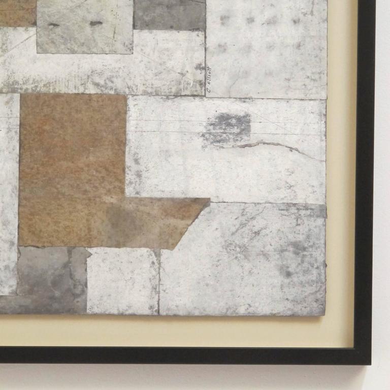 Large Architectural Cityscape Painting by C. Elliott, American 20th ...