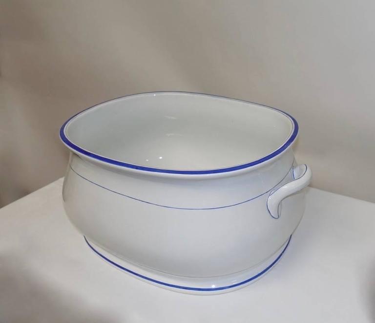 Large 19th Century Porcelain Foot Bath at 1stDibs | porcelain foot bath ...