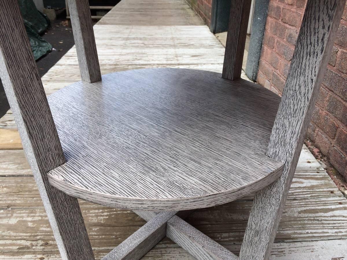 Reverse Ceruse Side Table at 1stdibs