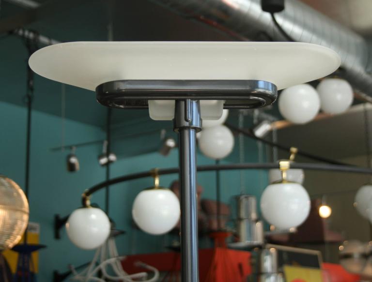 3 Tubular Steel and Glass "Jill" Floor Lamps by King and Miranda for ...