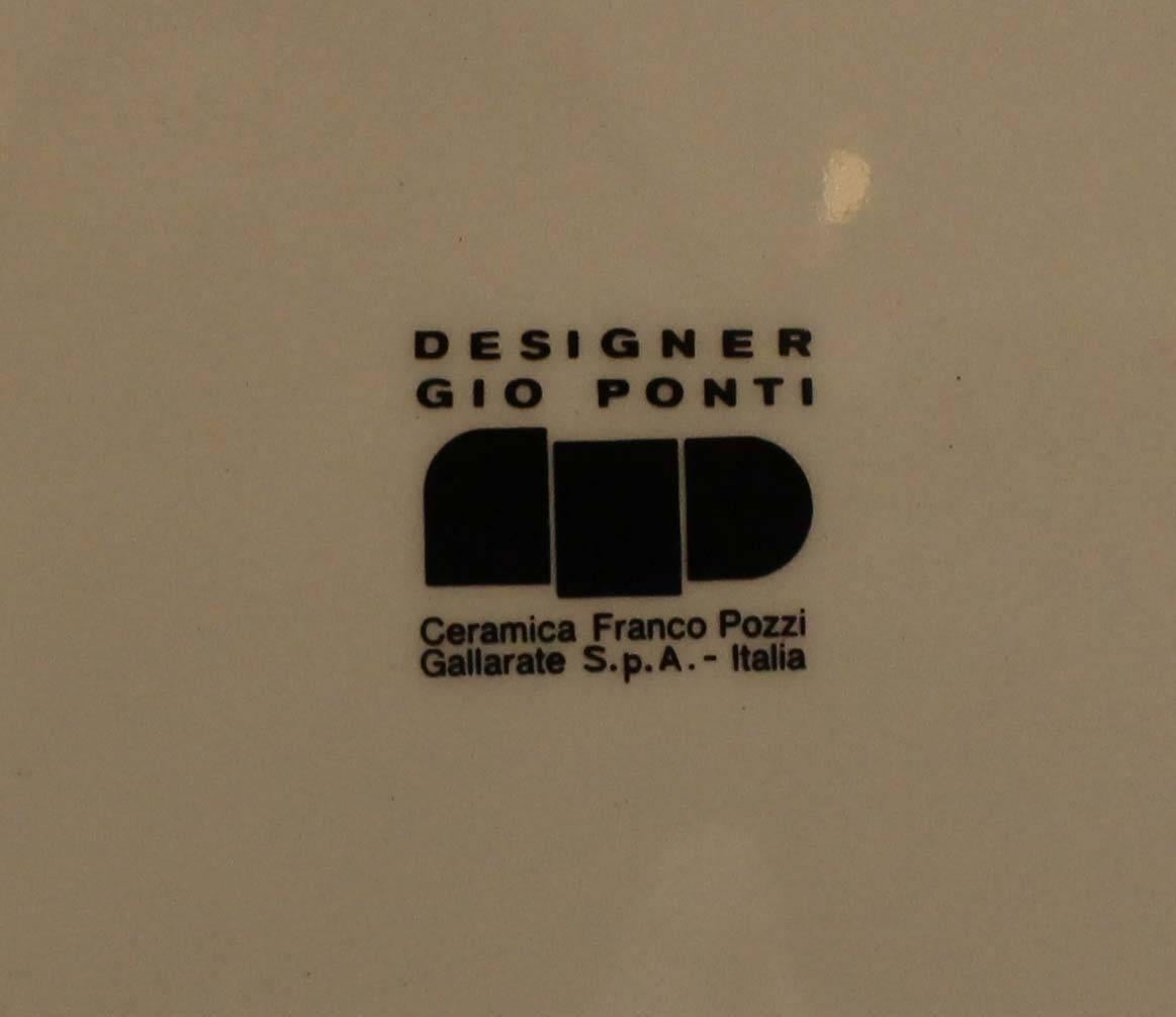 Single Gio Ponti Plate, Italy, 1960s at 1stDibs