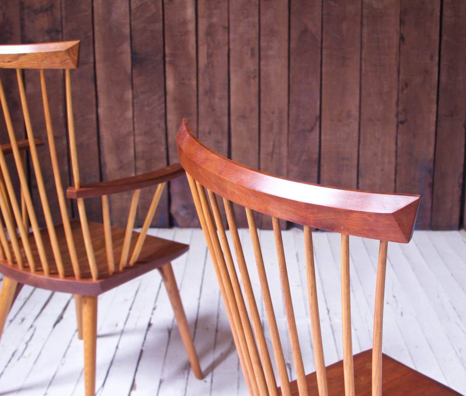 Vintage Set of Cherrywood Thomas Moser 'Eastward' Dining Chairs For ...