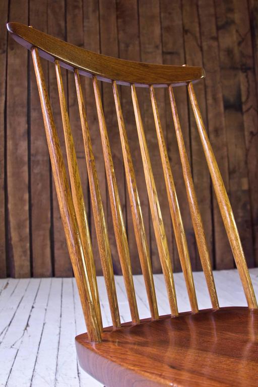 Signed 'New Chair' by George Nakashima in Walnut and Hickory, 1950s at ...