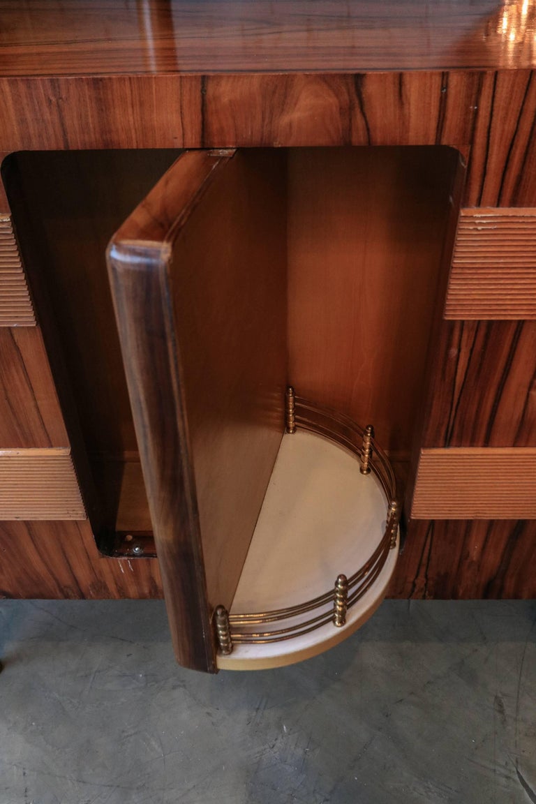Long Brazilian Jacaranda Bar by Scapinelli at 1stDibs