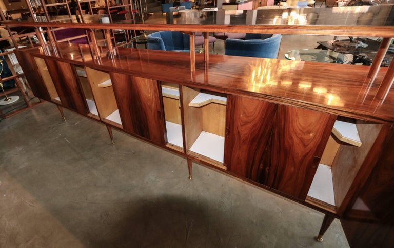 Long Brazilian Jacaranda Bar by Scapinelli at 1stDibs