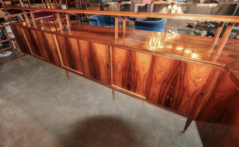 Long Brazilian Jacaranda Bar by Scapinelli at 1stDibs