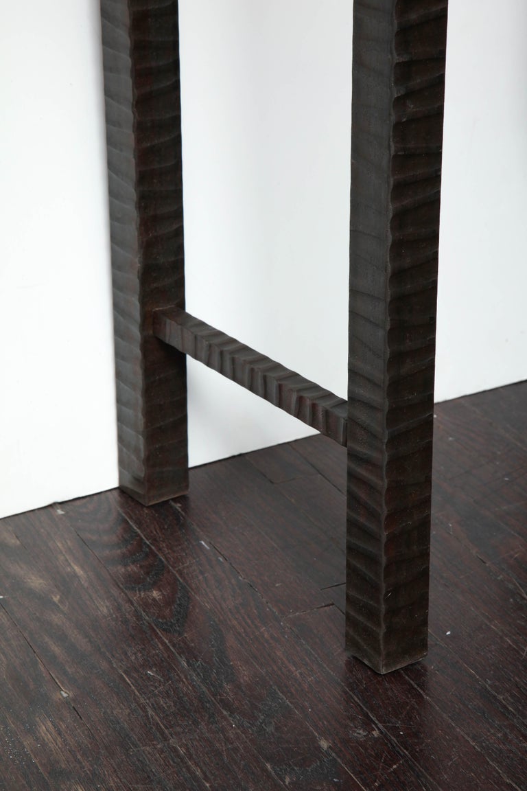 Shagreen Embossed Edelman Leather Console For Sale at 1stDibs