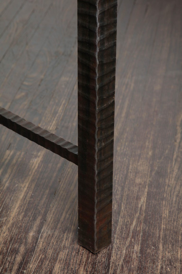 Shagreen Embossed Edelman Leather Console For Sale at 1stDibs