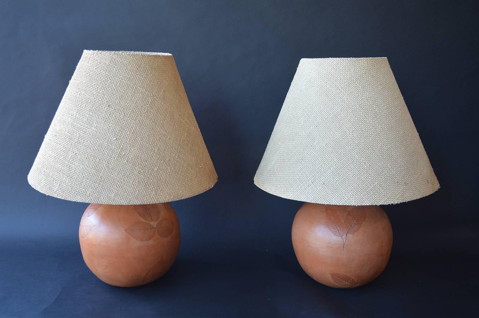 Pair of Terracotta Lamps at 1stDibs | terra cotta lamp, terracota lamps ...