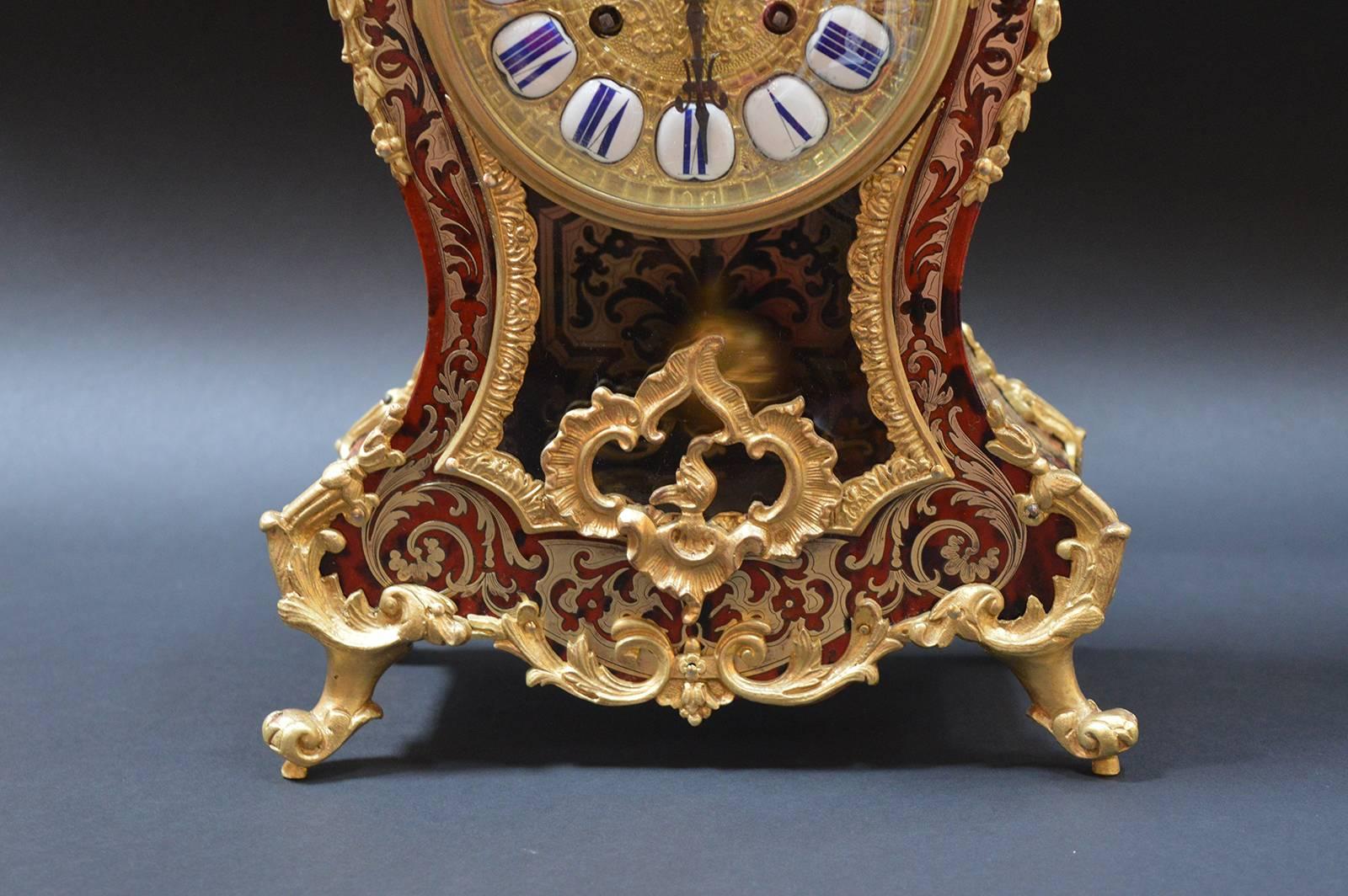 French Boulle Clock at 1stDibs | boule clock, boulle clocks for sale ...