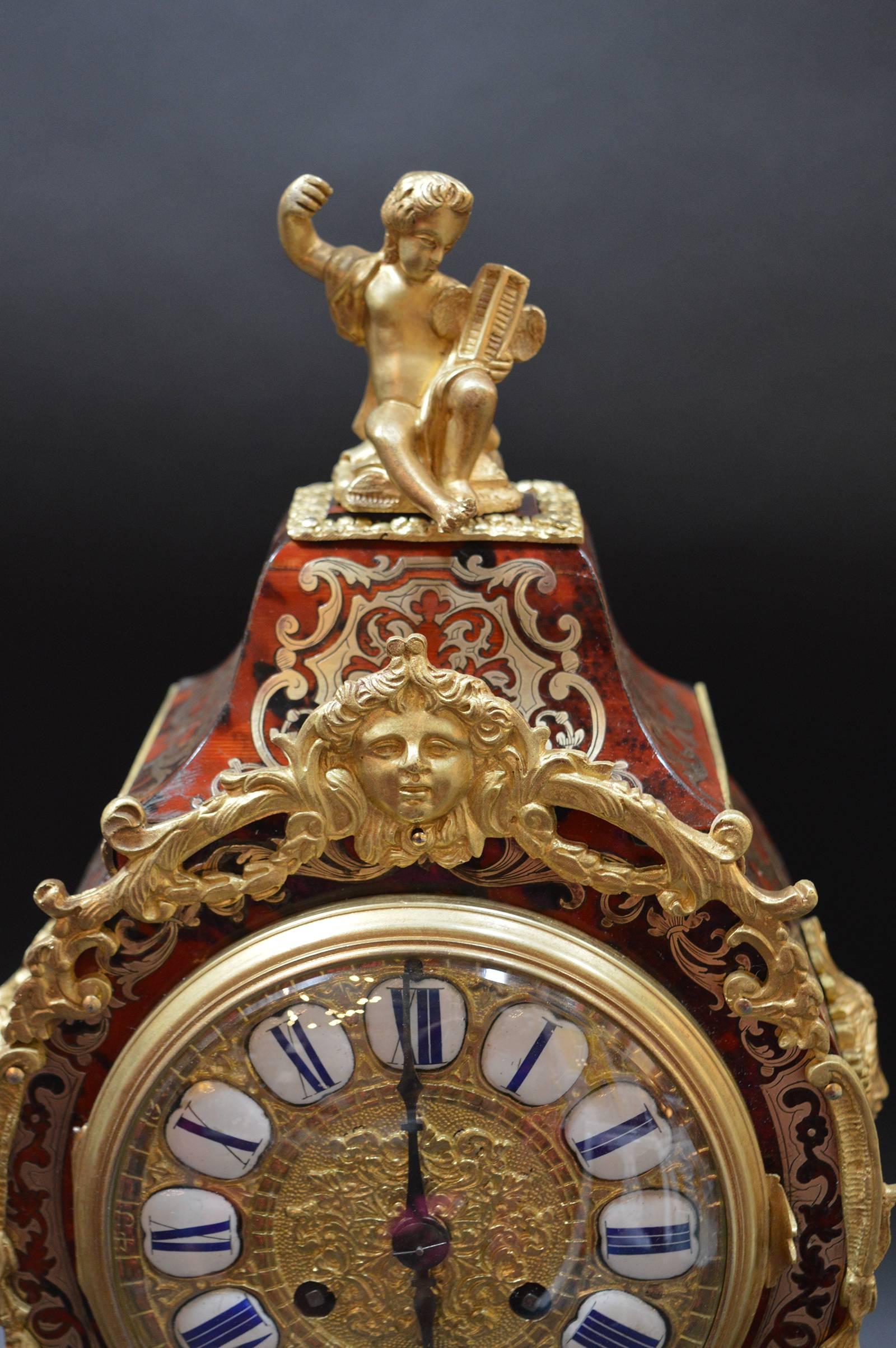 French Boulle Clock at 1stDibs | boule clock, boulle clocks for sale ...