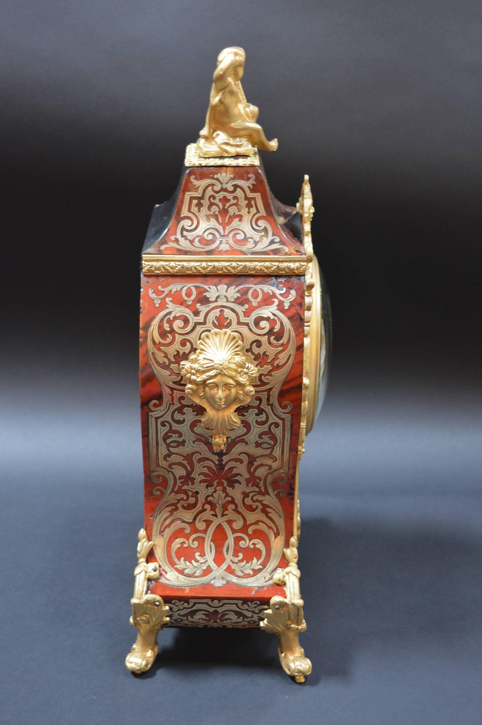 French Boulle Clock at 1stDibs | boule clock, boulle clocks for sale ...