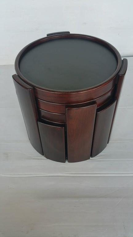 Set of Reversible Stacking Tables by Gianfranco Frattini for Cassina at ...