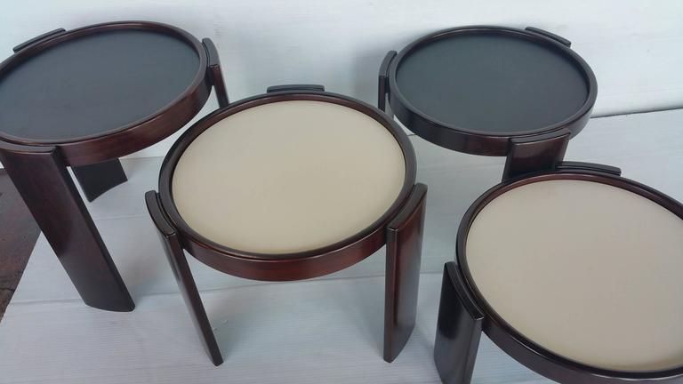 Set of Reversible Stacking Tables by Gianfranco Frattini for Cassina at ...