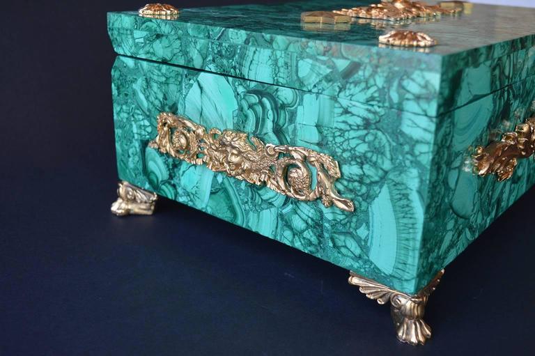 Russian Malachite Box at 1stDibs