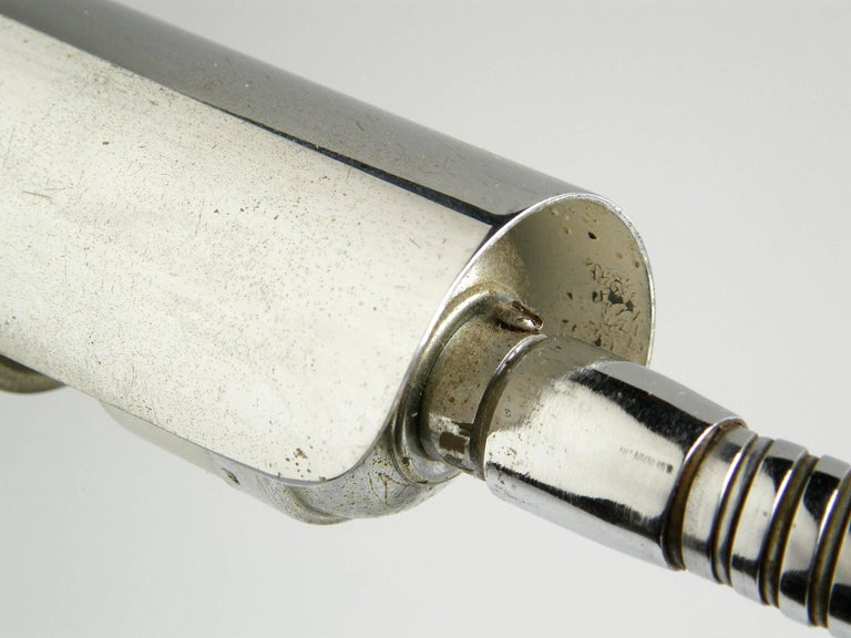 Harry Weese Baldry Series Gooseneck Table Lamp Chrome Plated at 1stDibs