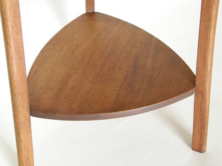 Teak Three-Tier Server Portable Dessert Cake Stand With Ring Handle ...