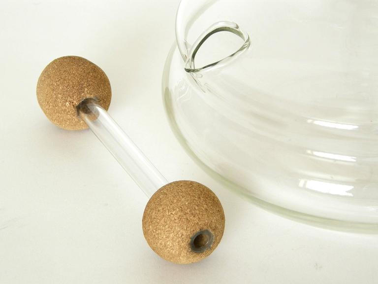 Dr. Peter Schlumbohm for Chemex Glass Water Kettle with Cork Balls ...