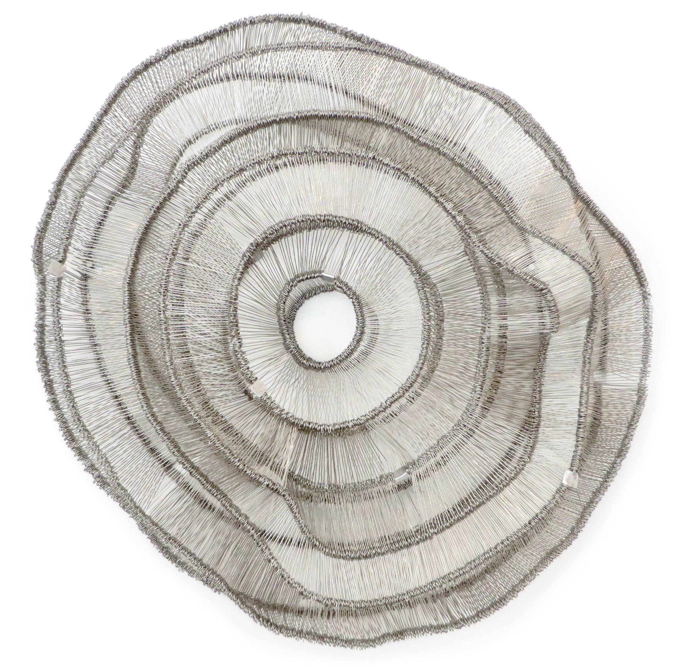 Eric Gushee Woven Stainless Steel Wire Wall Sculpture Emergence Series ...