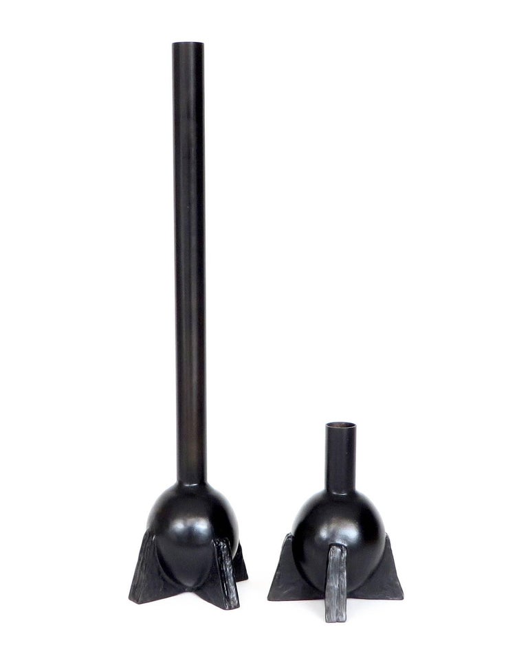 Rick Owens Swan Neck Cast Bronze Vase at 1stDibs