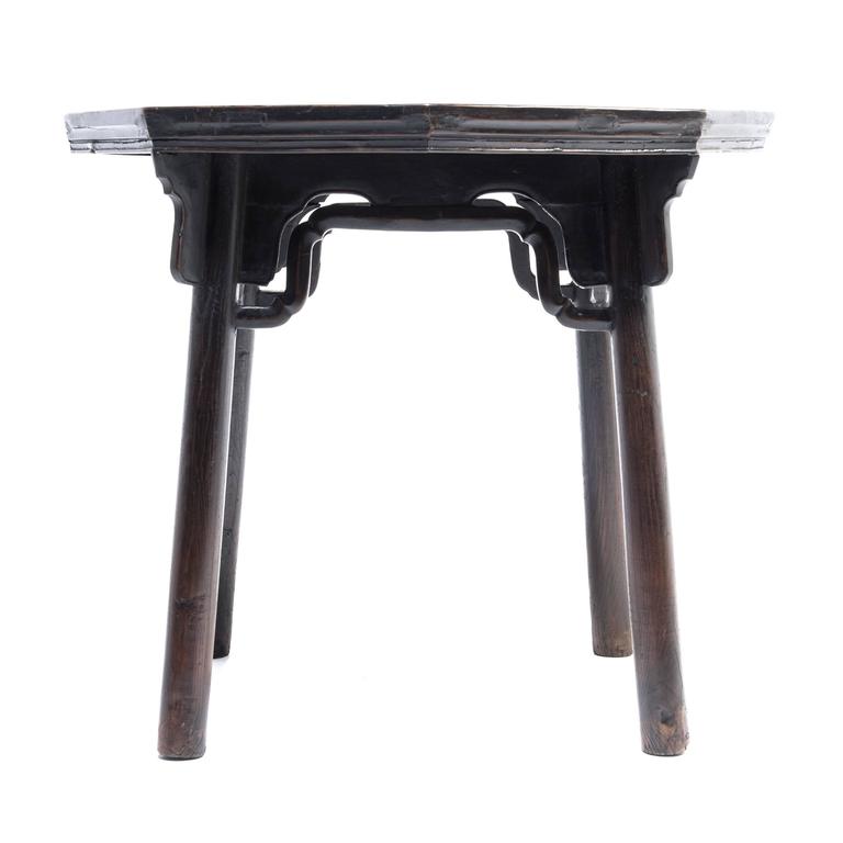 19th Century Chinese Auspicious Eight-Sided Table For Sale at 1stDibs