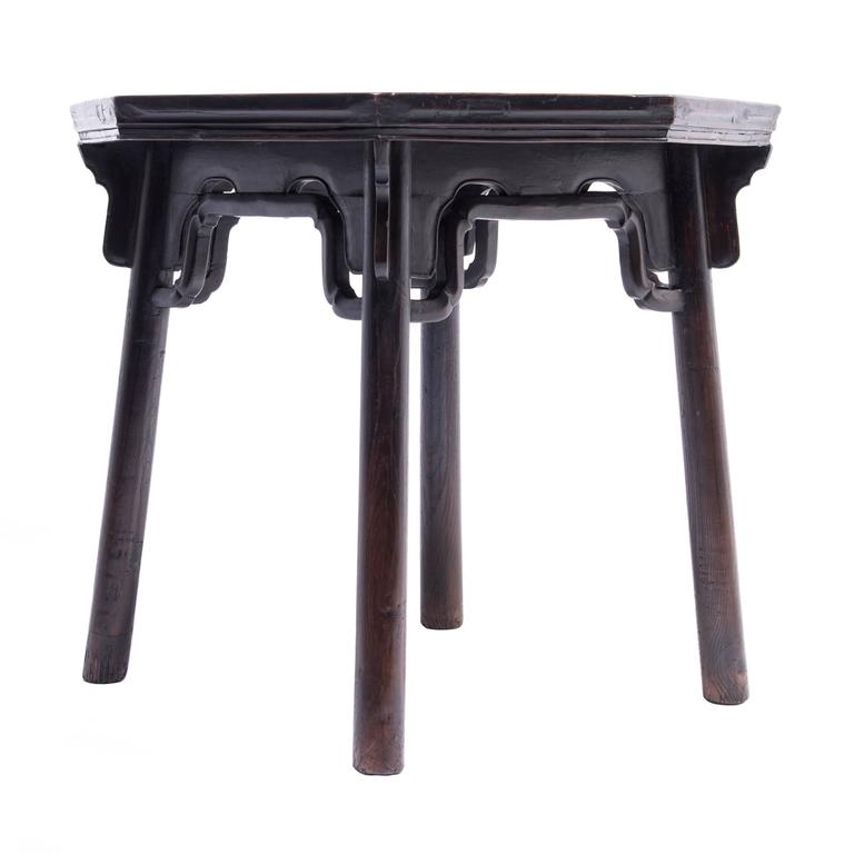 19th Century Chinese Auspicious Eight-Sided Table For Sale at 1stDibs