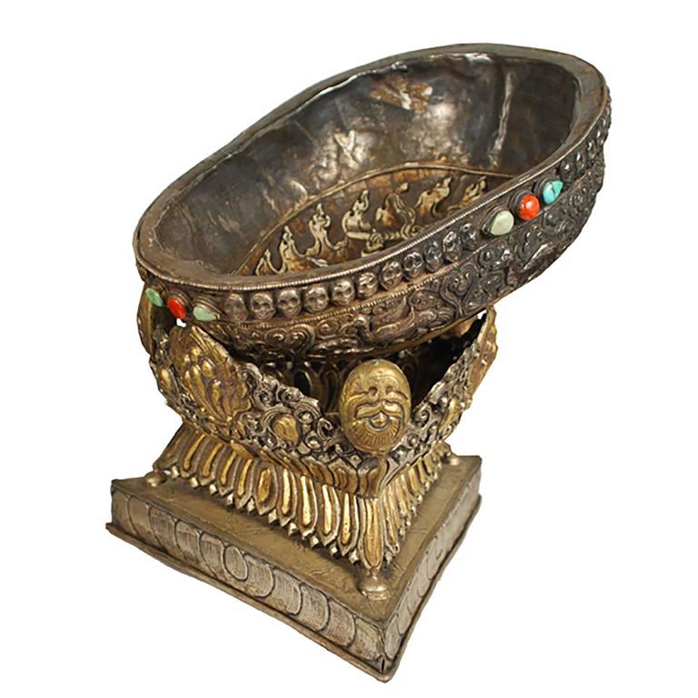 18th Century Tibetan Kapala at 1stDibs | kapala for sale, kapala skull ...