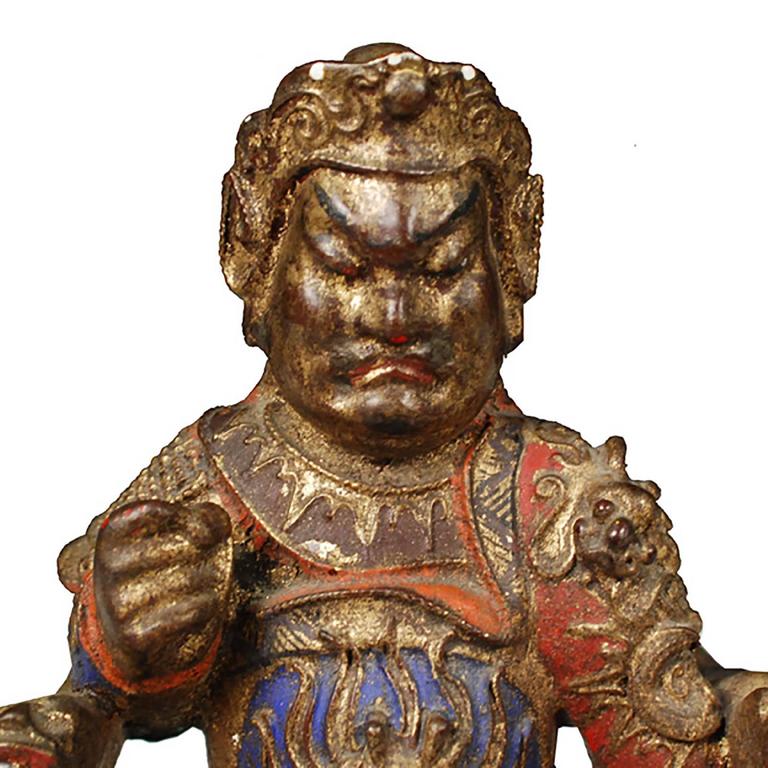 Chinese Buddhist Guardian Deity For Sale at 1stDibs