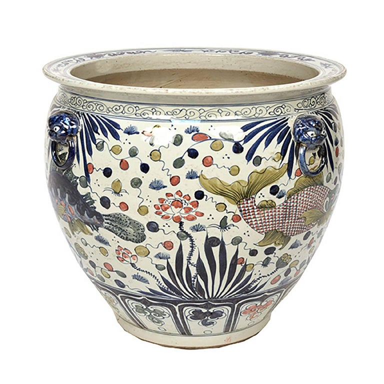 Monumental Chinese Double Fish Basin at 1stDibs