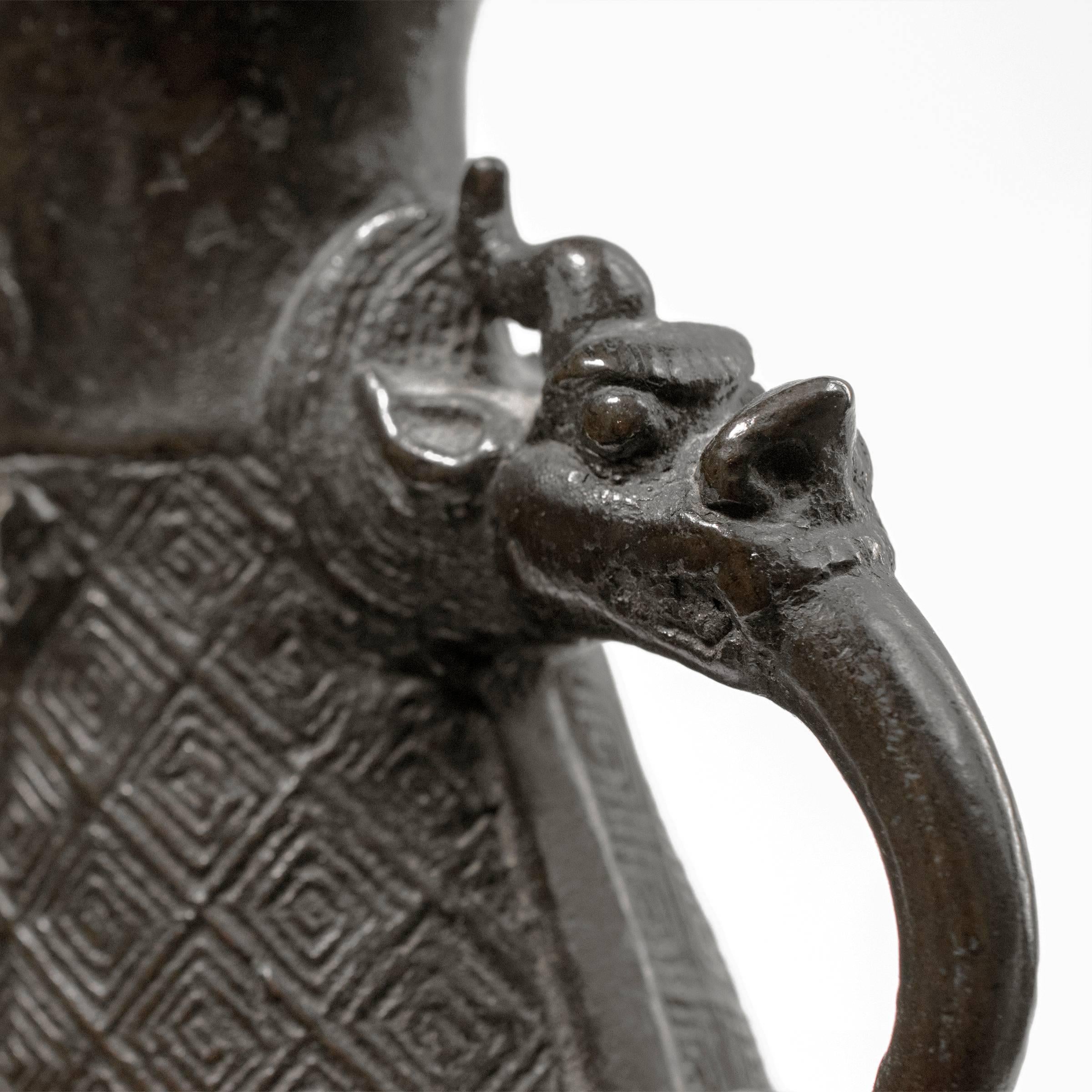 Chinese Ritual Bronze Vessel at 1stDibs | china bronze relief