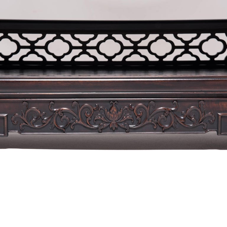 Pair of Chinese Fine Scholar's Scroll Shelves For Sale at 1stDibs