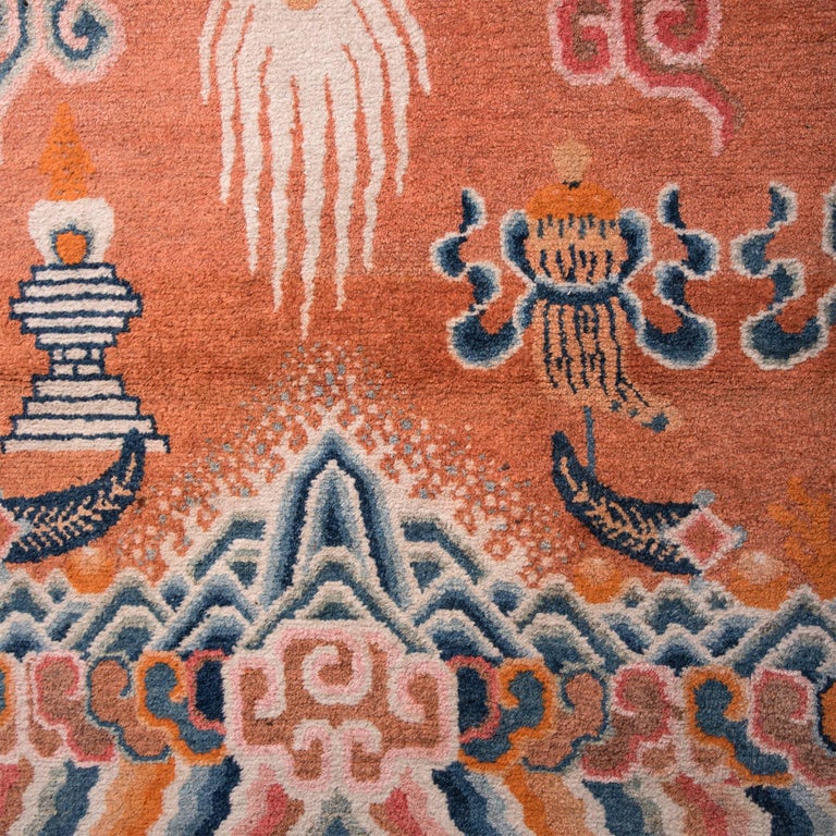 Tibetan Pillar Carpet at 1stDibs