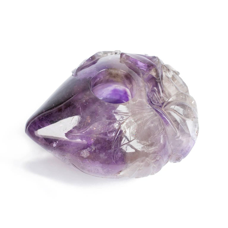 Chinese Amethyst Peach at 1stDibs