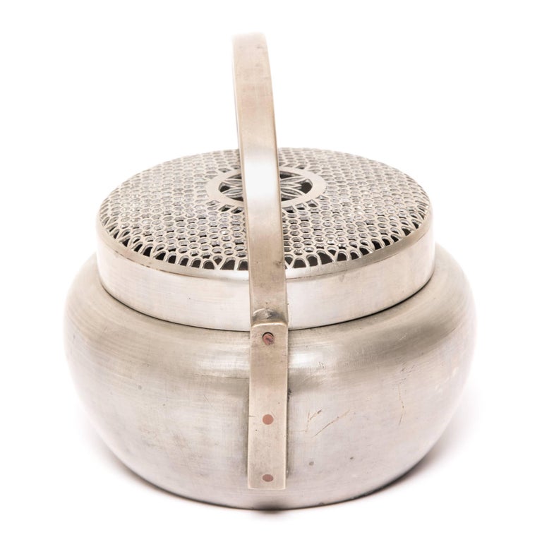 Chinese White Brass Brazier at 1stDibs