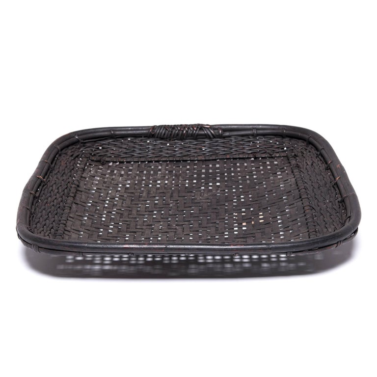 Square Filipino Field Basket at 1stDibs