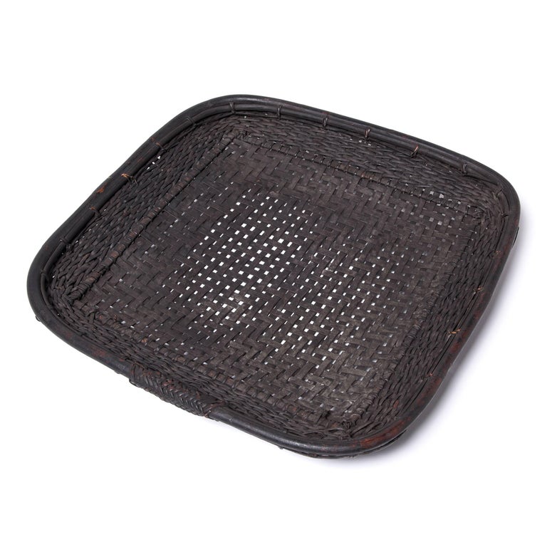 Square Filipino Field Basket at 1stDibs