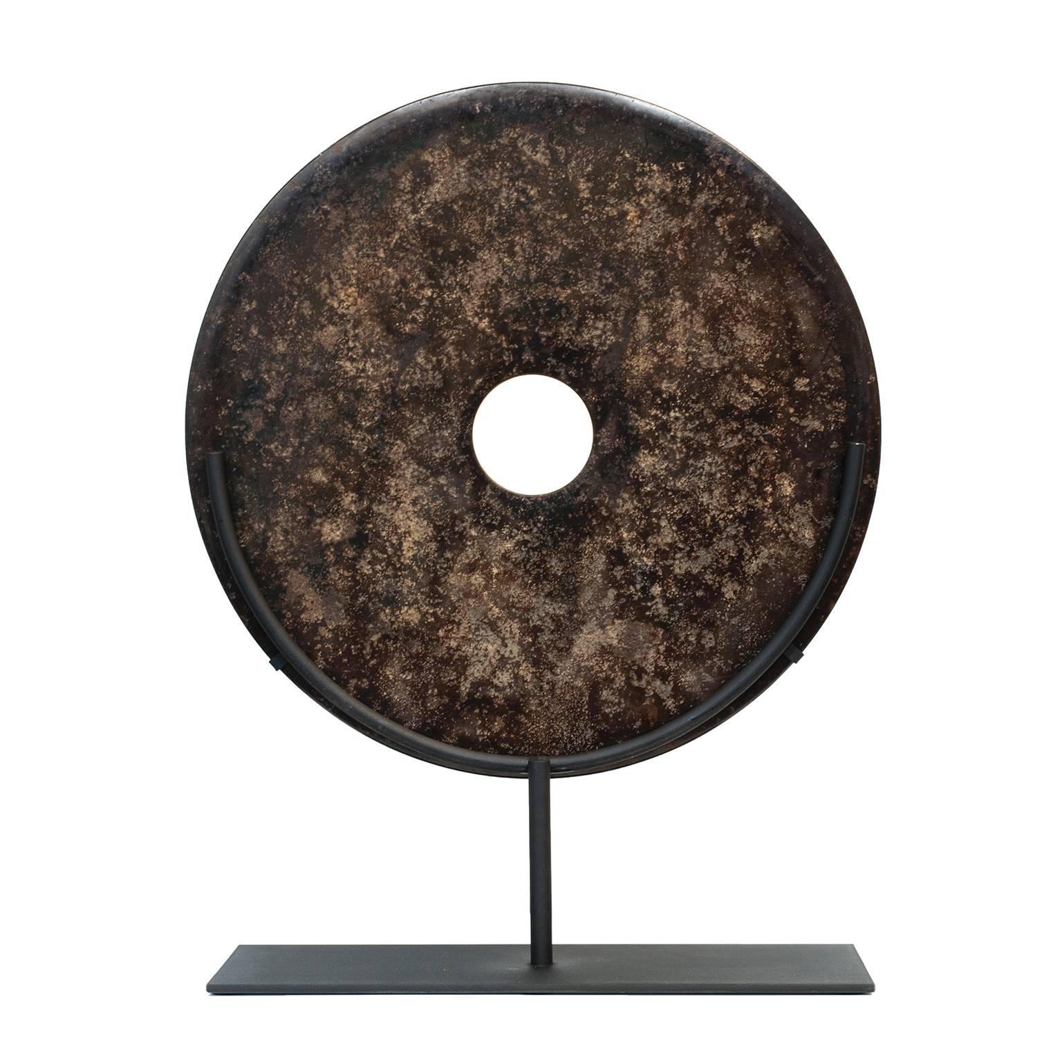 Chinese Stone Bi Disc at 1stDibs