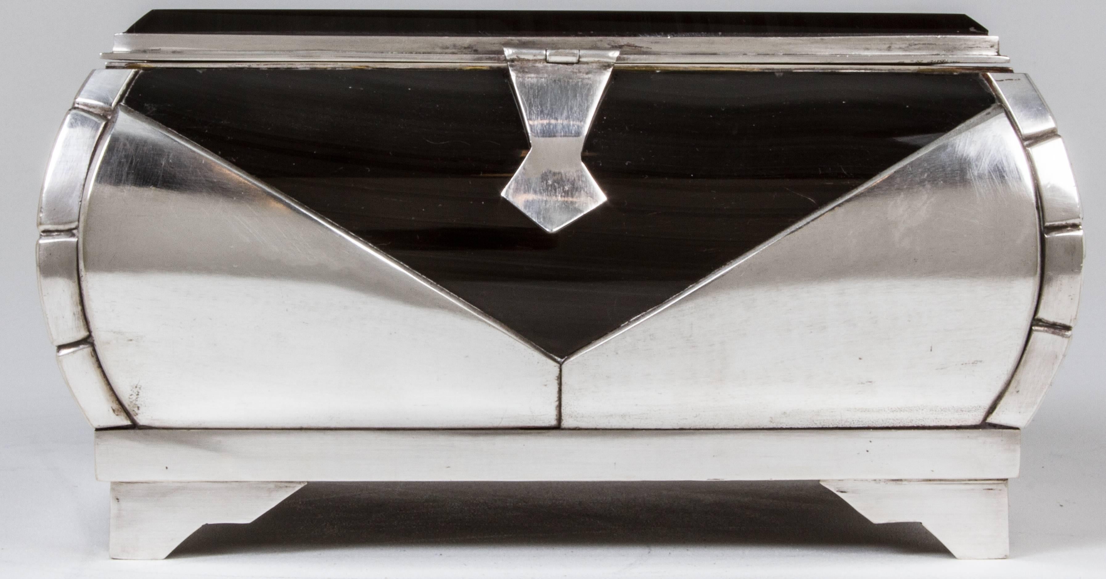 Art Deco Obsidian Box at 1stDibs