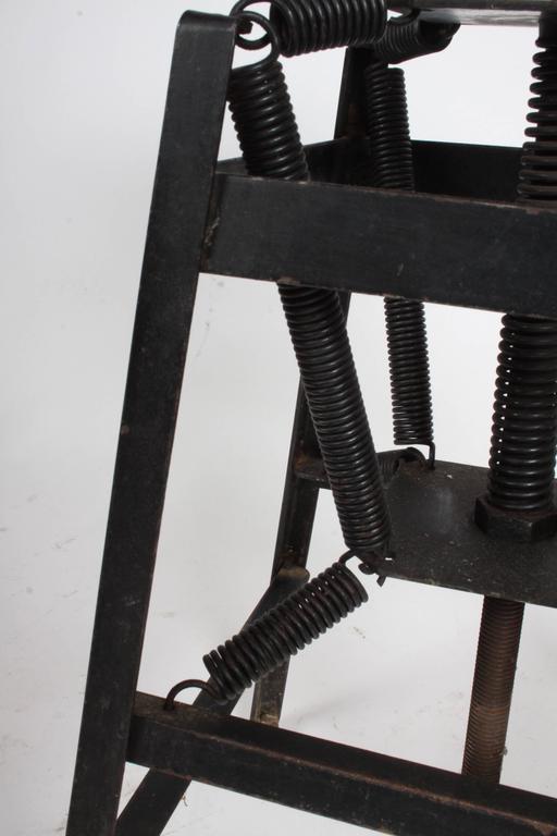 American Cabinet Co. Industrial Architects Drafting Spring Stool at 1stDibs