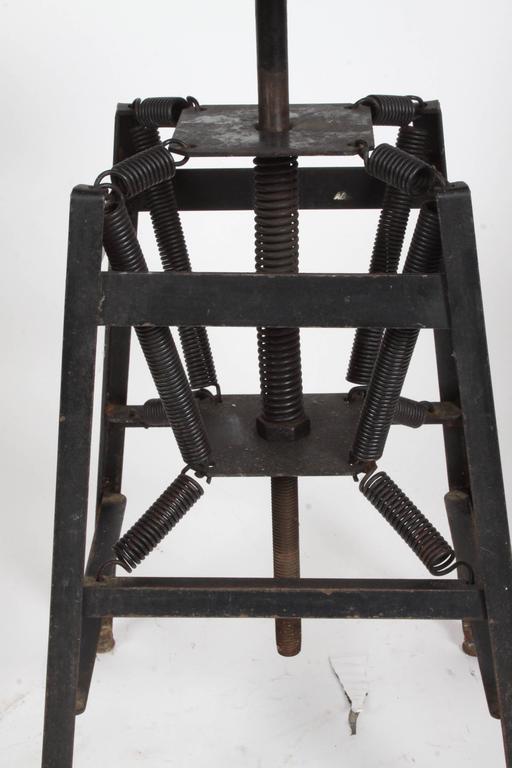 American Cabinet Co. Industrial Architects Drafting Spring Stool at 1stDibs