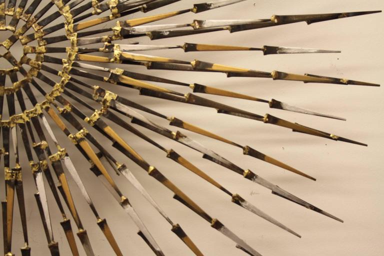 Marc Weinstein Sun or Starbust Wall Sculpture, circa 1960s at 1stDibs