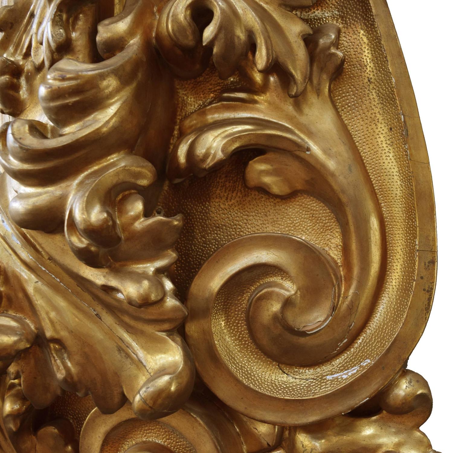 Monumental Carved Wood Frame For Sale at 1stdibs