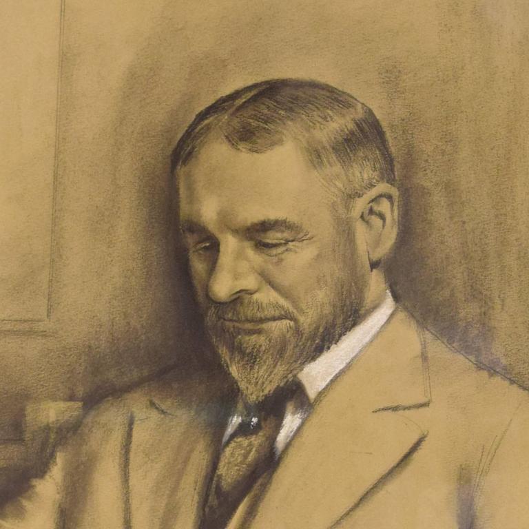Original Drawing of Louis Sullivan For Sale at 1stDibs